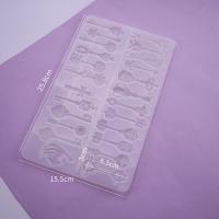 China DIY crystal dropper mold, whole board key collection pendant, hanging decoration, simulated silicone mold for sale