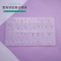 China DIY crystal dropper mold, whole board key collection pendant, hanging decoration, simulated silicone mold for sale