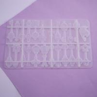 China DIY crystal dropper mold, whole board key collection pendant, hanging decoration, simulated silicone mold for sale