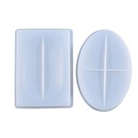 China DIY crystal dropper mold handmade mirror practical soap storage box silicone mold wholesale for sale