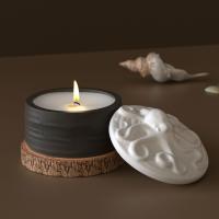 China Dropping resin octopus storage jar ornament DIY aromatherapy gypsum octopus candle cup silicone mold for sale