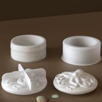 China Dropping resin octopus storage jar ornament DIY aromatherapy gypsum octopus candle cup silicone mold for sale