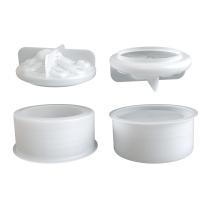 China Dropping resin octopus storage jar ornament DIY aromatherapy gypsum octopus candle cup silicone mold for sale