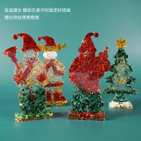 China DIY crystal dropper mold for Christmas table, Christmas tree, snowman table decoration, 3D silicone mold for sale