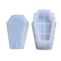 China DIY crystal dropper mold, three-dimensional small coffin storage box, creative handmade silicone mold for sale