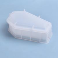 China DIY crystal dropper mold, three-dimensional small coffin storage box, creative handmade silicone mold for sale
