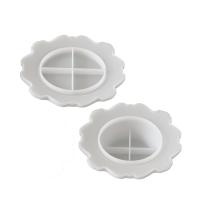 China European style ins relief pattern storage bowl silicone mold DIY mirror drip glue dish gypsum mold for sale