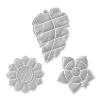 China Aromatherapy gypsum resin, lotus leaves, flowers, clocks, dials, ornaments, jewelry, silicone dropper molds for sale