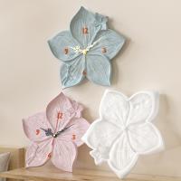 China Aromatherapy gypsum resin, lotus leaves, flowers, clocks, dials, ornaments, jewelry, silicone dropper molds for sale