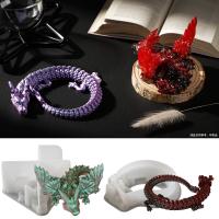 China DIY Crystal Dropping Gel Mirror Crystal Dragon Joint Dragon Crystal Cluster Dragon Flying Dragon Wings Dragon Silicone Mold for sale