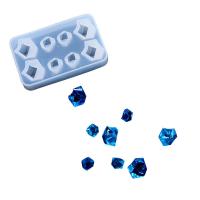 China Crystal Dropping Glue DIY Crystal Simulation Ice Mold Phone Case Decoration Silicone Mold for sale