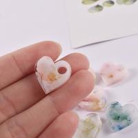 China Drip glue DIY resin perforated heart-shaped pendant earrings silicone mold love Valentine's Day chocolate grinder for sale