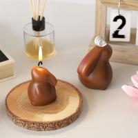 China Easter 3D 3D Rabbit Ornament Silicone Mold DIY Aromatherapy Candle Gypsum Resin Grinding Machine for sale