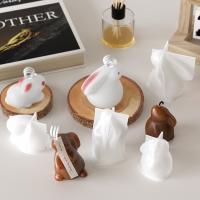 China Easter 3D 3D Rabbit Ornament Silicone Mold DIY Aromatherapy Candle Gypsum Resin Grinding Machine for sale