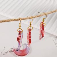 China DIY Drip Glue Earrings Grinding Mirror Collection Love Moon Leaves Music Box Tape Earrings Pendant Silicone Mold for sale
