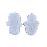 China DIY crystal dropper mold cool Fatima hand table decoration silicone mold spot wholesale for sale