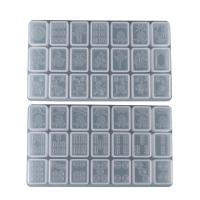 China DIY Crystal Dropping Glue Mold No. 46 All Color Thirteen Year Mahjong Silicone Mold Spot Wholesale for sale