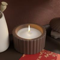China DIY crystal dropper, cement cup, jar, silicone film, striped gypsum candle cup, decorative mirror, silicone mold for sale