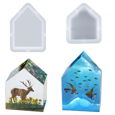 China DIY crystal dropper grinding tools, house specimens, table decorations, silicone molds for sale