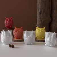 China DIY aromatherapy plaster covers the eyes, mouth, and ears, not looking, not listening, not speaking, owl candles, silicone molds for sale