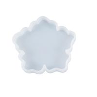 China DIY crystal dropper mold flower table large cup cushion ornament cherry blossom base mirror silicone mold for sale