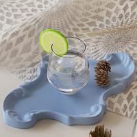 China DIY Drip Glue Gypsum Cement European Lace Relief Tray Dish Storage Tray Decoration Silicone Mold for sale