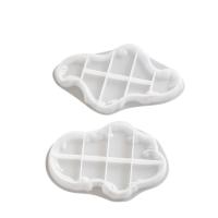 China DIY Drip Glue Gypsum Cement European Lace Relief Tray Dish Storage Tray Decoration Silicone Mold for sale