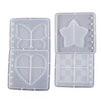 China Crystal Drip Glue Flowing Sand Notebook Mold Flowing Sand Star Love Chessboard Pattern Notebook No Seal Silicone Grinding for sale