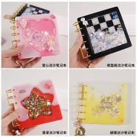 China Crystal Drip Glue Flowing Sand Notebook Mold Flowing Sand Star Love Chessboard Pattern Notebook No Seal Silicone Grinding for sale