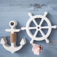 China Crystal jewelry large pendant drip glue mold DIY boat rudder anchor gypsum ornament silicone mold wholesale for sale