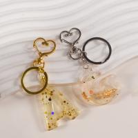 China DIY Drip Glue Resin Mirror 26 English Alphabet Number Irregular Perforated Key Pendant Silicone Mold for sale