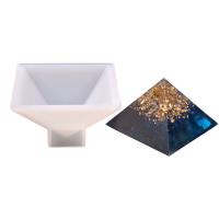 China Crystal dropper tower shaped silicone mold, no polishing, DIY handmade jewelry, resin dried flower ornament model for sale