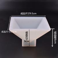 China Crystal dropper tower shaped silicone mold, no polishing, DIY handmade jewelry, resin dried flower ornament model for sale