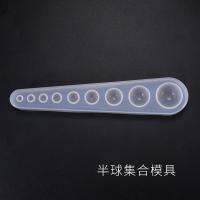 China DIY Crystal Dropping Glue Mold Multi Specification Hemisphere Collection Mold Pendant Jewelry Hemisphere Silicone Mold for sale