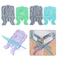 China DIY crystal dropper mold hollow reading bookshelf, table decoration silicone mold spot wholesale for sale