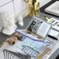 China DIY crystal dropper mold hollow reading bookshelf, table decoration silicone mold spot wholesale for sale