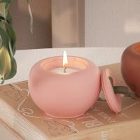 China Yumeiren Crystal Drip Glue DIY Resin Gypsum Apple Storage Box Storage Can Candle Cup Table Silicone Mold for sale