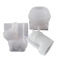 China DIY Christmas Candle Dropping Glue Grinding Gypsum 3D Elk Socks Christmas Fruit Ornament Silicone Mold for sale