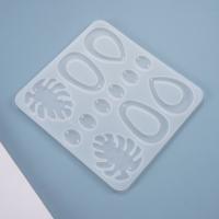 China Drip glue mold ear hook earring earring pendant crystal drip glue jewelry pendant decoration silicone mold for sale