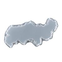 China DIY crystal dropper tray mold with irregular crystal patterns, long swing table, and silicone mold for decorative parts for sale