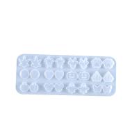 China DIY Crystal Dropping Gel Mold Full Version Mini Earnail Pendant Silicone Mold Spot Wholesale for sale