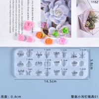China DIY Crystal Dropping Gel Mold Full Version Mini Earnail Pendant Silicone Mold Spot Wholesale for sale