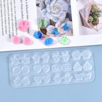China DIY Crystal Dropping Gel Mold Full Version Mini Earnail Pendant Silicone Mold Spot Wholesale for sale