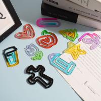 China DIY dropper resin paper clip silicone mold, heart-shaped flower pentagram cross buckle mold for sale