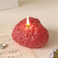 China Heart shaped large, medium, small relief heart-shaped pattern gypsum ornament DIY aromatherapy candle souvenir silicone mold for sale