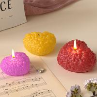 China Heart shaped large, medium, small relief heart-shaped pattern gypsum ornament DIY aromatherapy candle souvenir silicone mold for sale