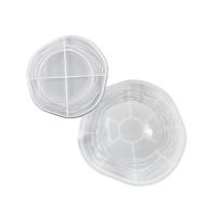 China Crystal Drip Glue Gypsum Cement Irregular Tray Silicone Mold Wave Water Ripple Plate Dish Mold for sale
