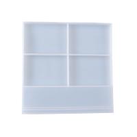 China DIY Crystal Resin Mold Large Square Frame Display Stand Silicone Mold Wholesale Stock for sale