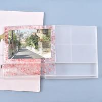 China DIY Crystal Resin Mold Large Square Frame Display Stand Silicone Mold Wholesale Stock for sale