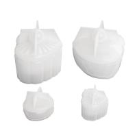 China DIY crystal dropper resin gypsum heart-shaped diamond shaped candle cup incense burner table decoration silicone mold for sale